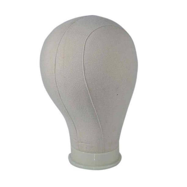 Canvas Fill Stand Cork Wigs Fake Hair Head practice head model Canvas ...