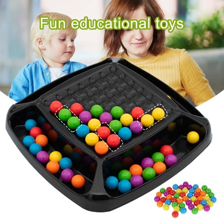 Muross Matching Toy Ball Elimination Game Rainbow Bead Game for Kids ...