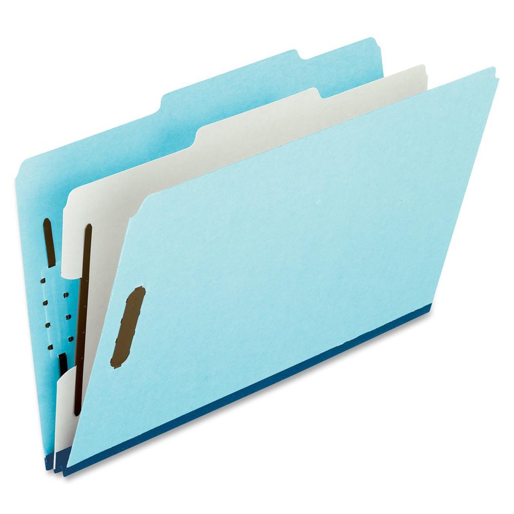 Pendaflex, PFX930025RCP1, Pressboard Partition Folders, 10 / Box, Blue ...