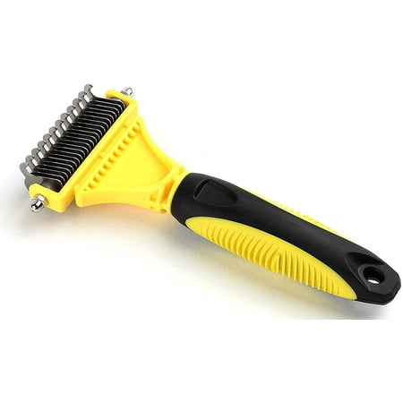 HTAIGUO Dematting, Deshedding Brush, Rake and Comb for Dogs, Cats with ...