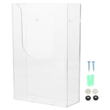 Plymor Clear Acrylic Tri-Fold Brochure Literature Holder (Wall Mount ...