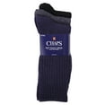Chaps Marled True Rib Crew Socks, 3 Pairs - Walmart.com
