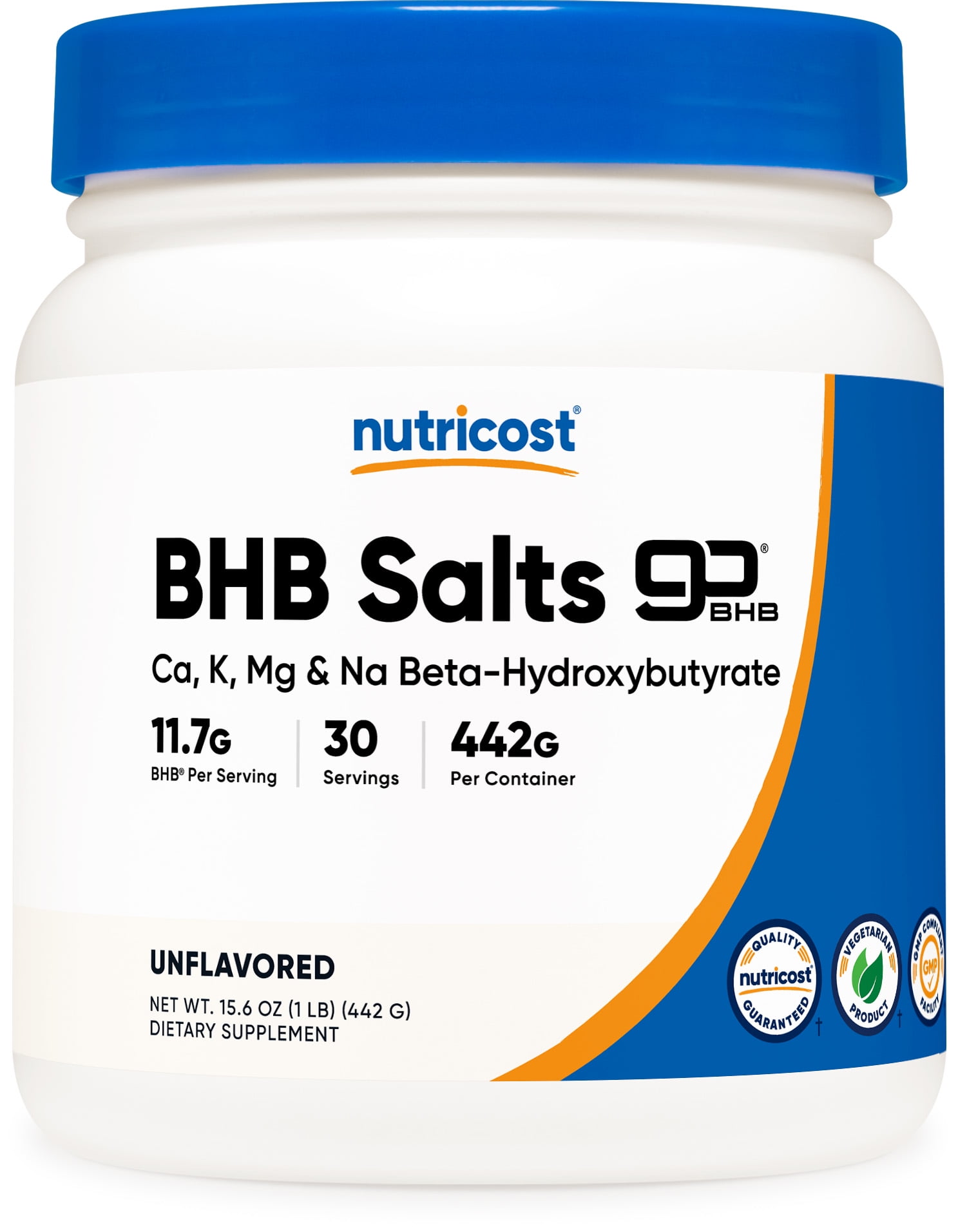 Nutricost 4-in-1 BHB Powder (Unflavored) Exogenous Ketone Salts ...