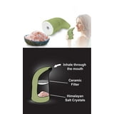 Nevlers Ceramic Salt Inhaler with Pure Himalayan Pink Salt | Asthma and ...