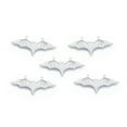 5 pc 201 Stainless Steel Pendants Bat Style Stainless Steel Color ...