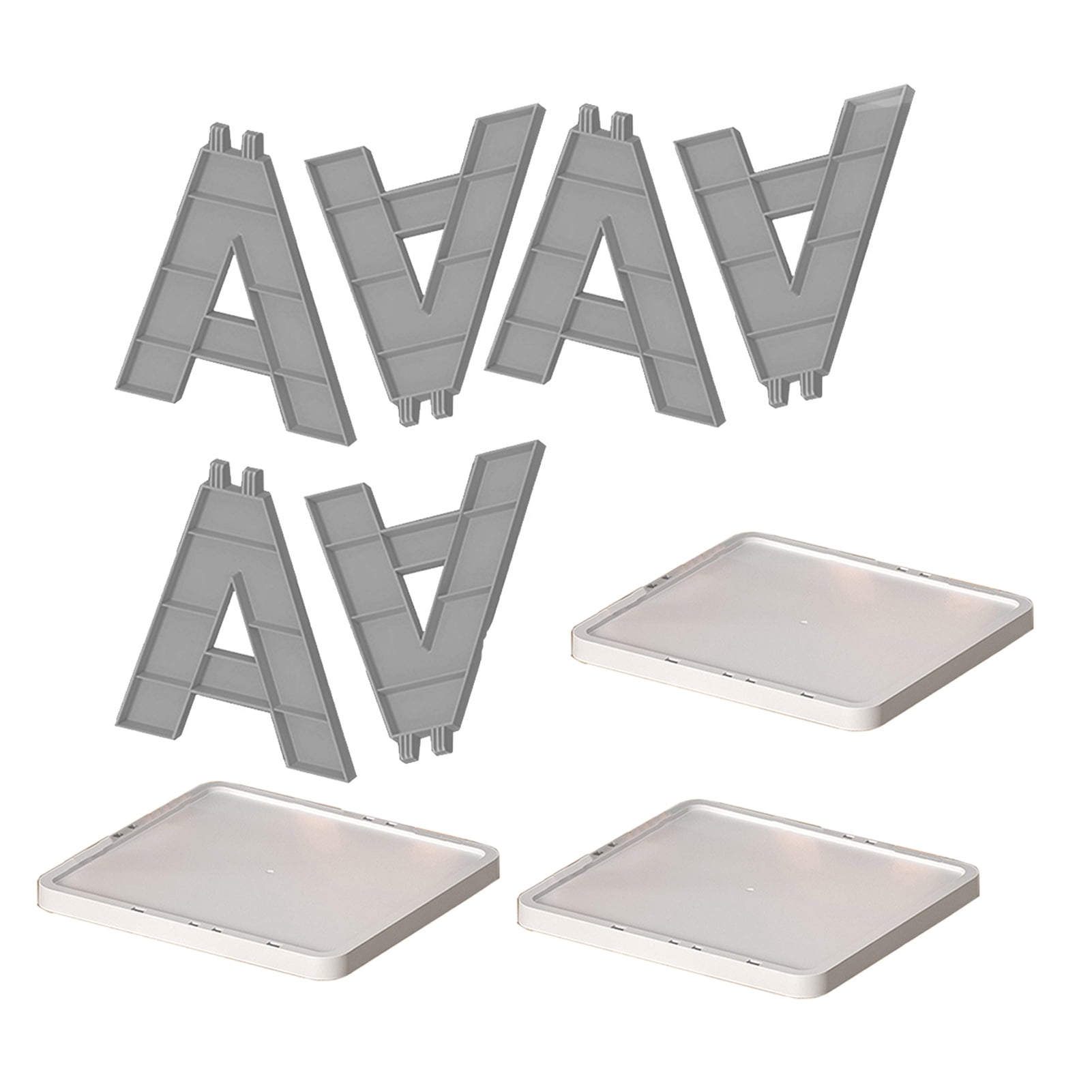 Stackable Shoe Rack - 1 Set, Space-saving, Multi-layer, Simple Slippers ...