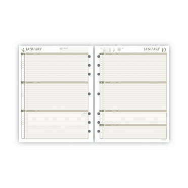 Undated Weekly Planner Inserts, Fits 9-Disc Classic Happy Planners ...