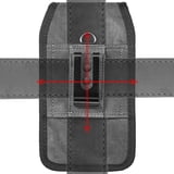 Luxmo Nokia 8 V 5G UW Belt Holster (Vertical Rugged Nylon Carrying ...