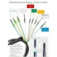 Electric Bike Motor Cable 9 Pin 1.5 Square 70/50Cm Female/Male Brushless Hub Motor Wire For 400W ...