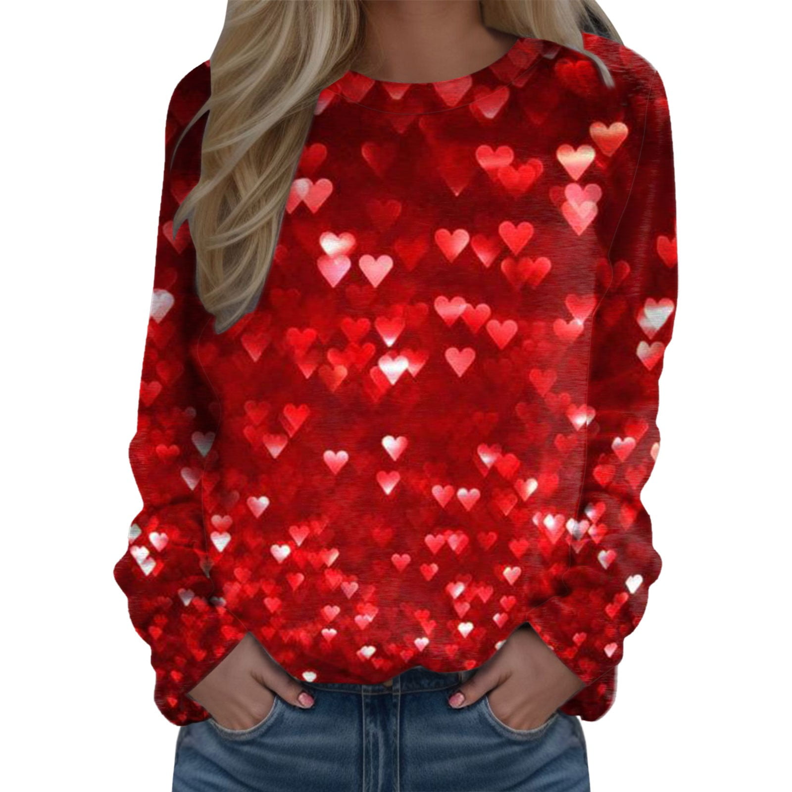 Click here for Wyzesi Crop Sweatshirts Vest Plus Womens Valentine... prices