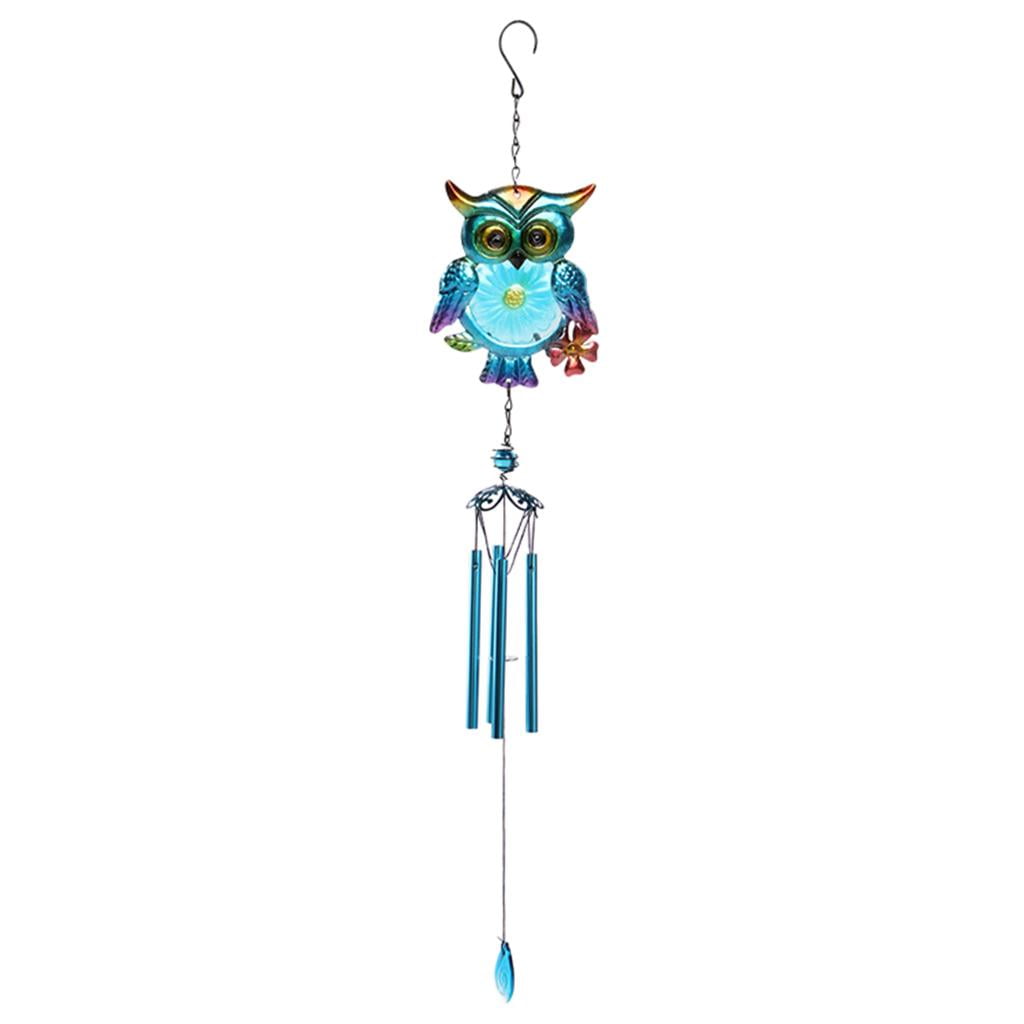 Wind Chimes Outdoor Decor,Outside Metal ing Owl Wind Chime Housewarming Gifts,Aluminum Tubes ...