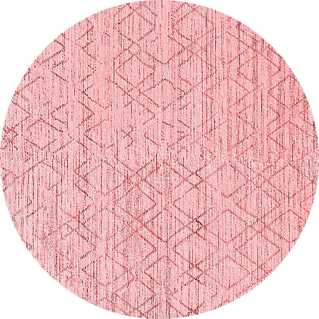 Ahgly Company Indoor Round Solid Red Modern Area Rugs, 4' Round ...