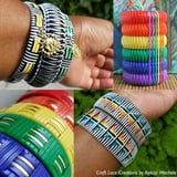 Rexlace Flat Plastic Lacing – Boondoggle String, Clear Orange, 0.092" W ...