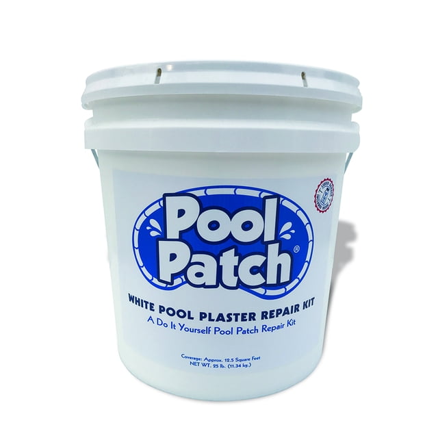 Pool Patch 25lb White Plaster Repair Kit for Swimming Pools - Walmart.com