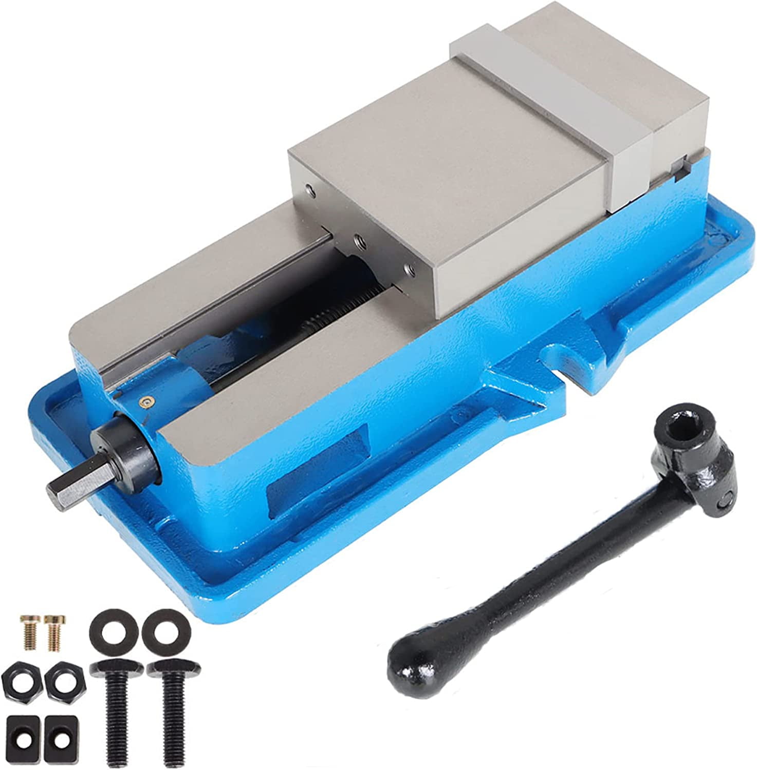 ALL-CARB Angle Fixed Flat Jaw Pliers 4 Inch without Base Vice Suitable ...