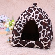 VANLOFE Pet Beds Winter Indoor Cat House Cat House Padded Cat House ...