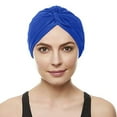 Beemo Womens Swim Cap Bathing Turban-Polyester Twisted Pleated Turban ...