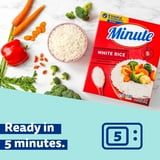 Minute Instant White Rice, Light, Fluffy, Quick, Ready & Microwavable ...