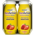 DanActive Probiotic Dailies Strawberry Dairy Drink, 3.1 Oz., 8 Count ...
