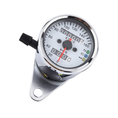 Motorcycle Odometer, LED Light Speedometer 160 Km/h Universal Precise ...