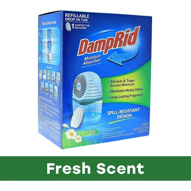 DampRid High Capacity Hanging Moisture Absorber Fresh Scent, 16 oz (4 ...