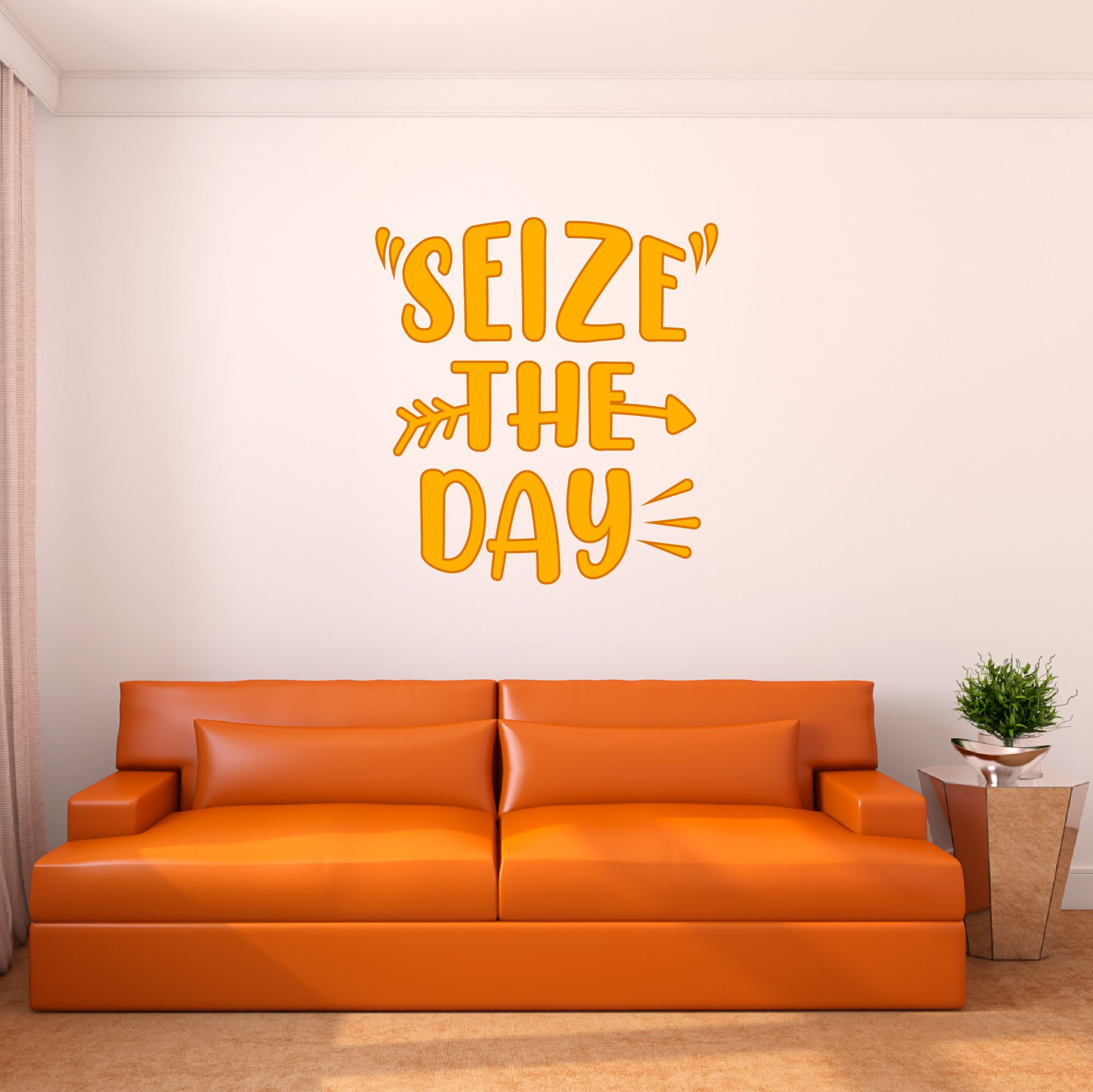 Home Wall Decal - Seize the Day - Beautiful Quote Design Seize the Day ...