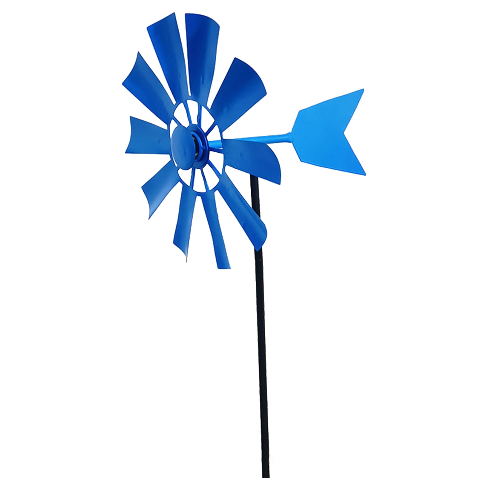 SIEYIO Wrought Iron Rotating Windmill Metal Wind Spinner Landscape ...