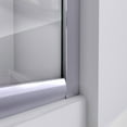 Dreamline Prime 36 In D X 36 In W X 74 3 4 In H Clear Framed Sliding