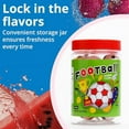 Gummy Candy - 30 mm Large Jelly Filled Gummies - Soccer Candy Gummy ...
