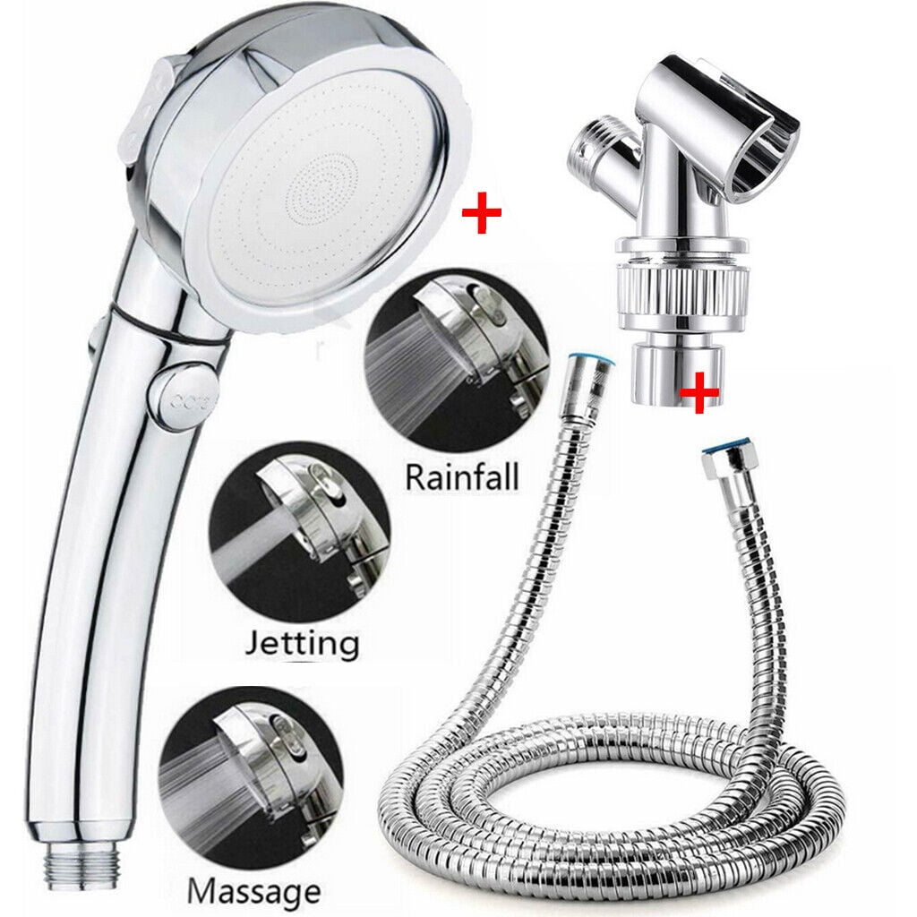 3 In 1 High Pressure Showerhead Handheld Shower Head COMPLETE SHOWER ...