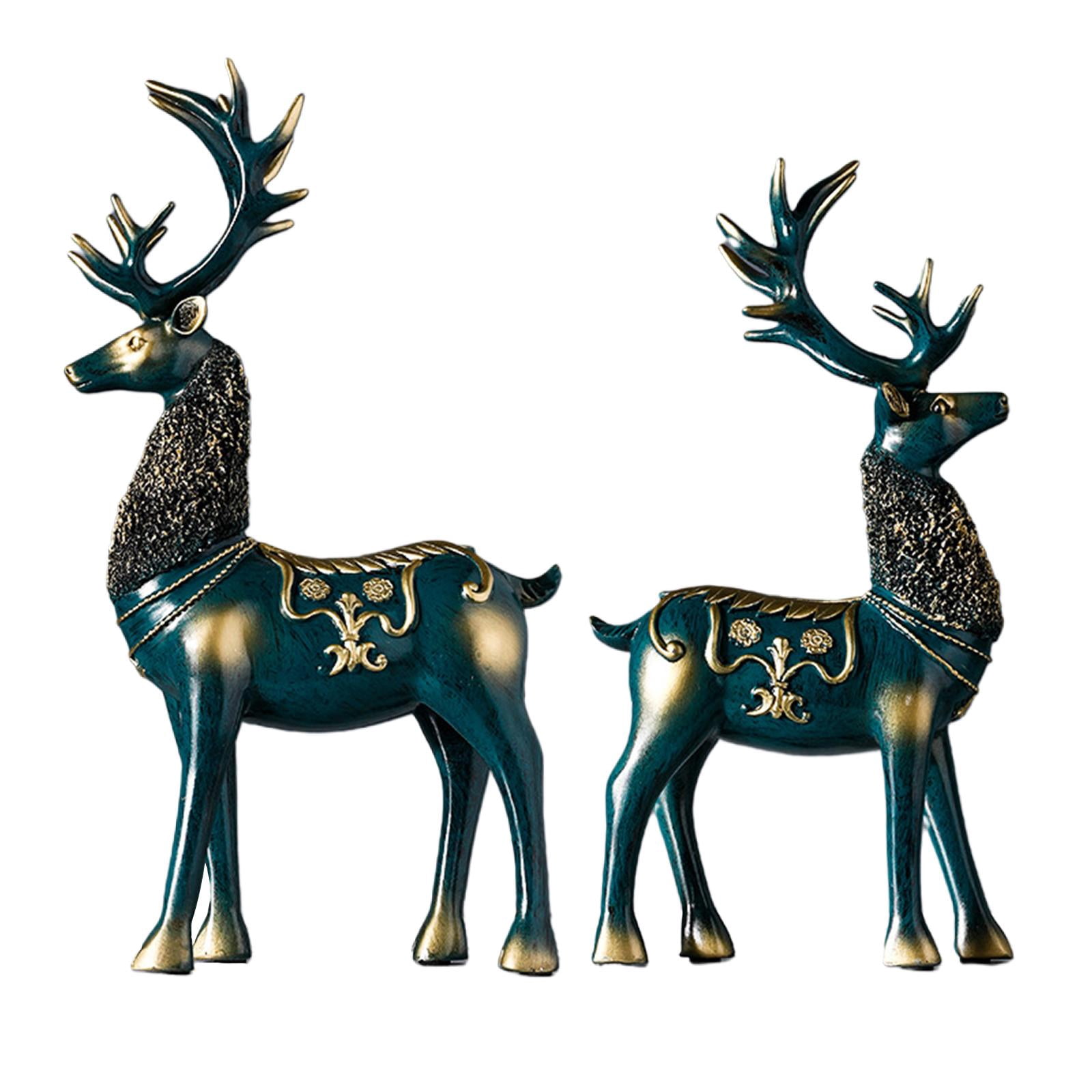 Modern Figurine Sculpture Animal Feng Shui Art Craft Lucky Statue for ...
