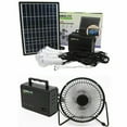 Portable Solar Panel Power Generator Kit Battery Pack Power Station + 4 ...