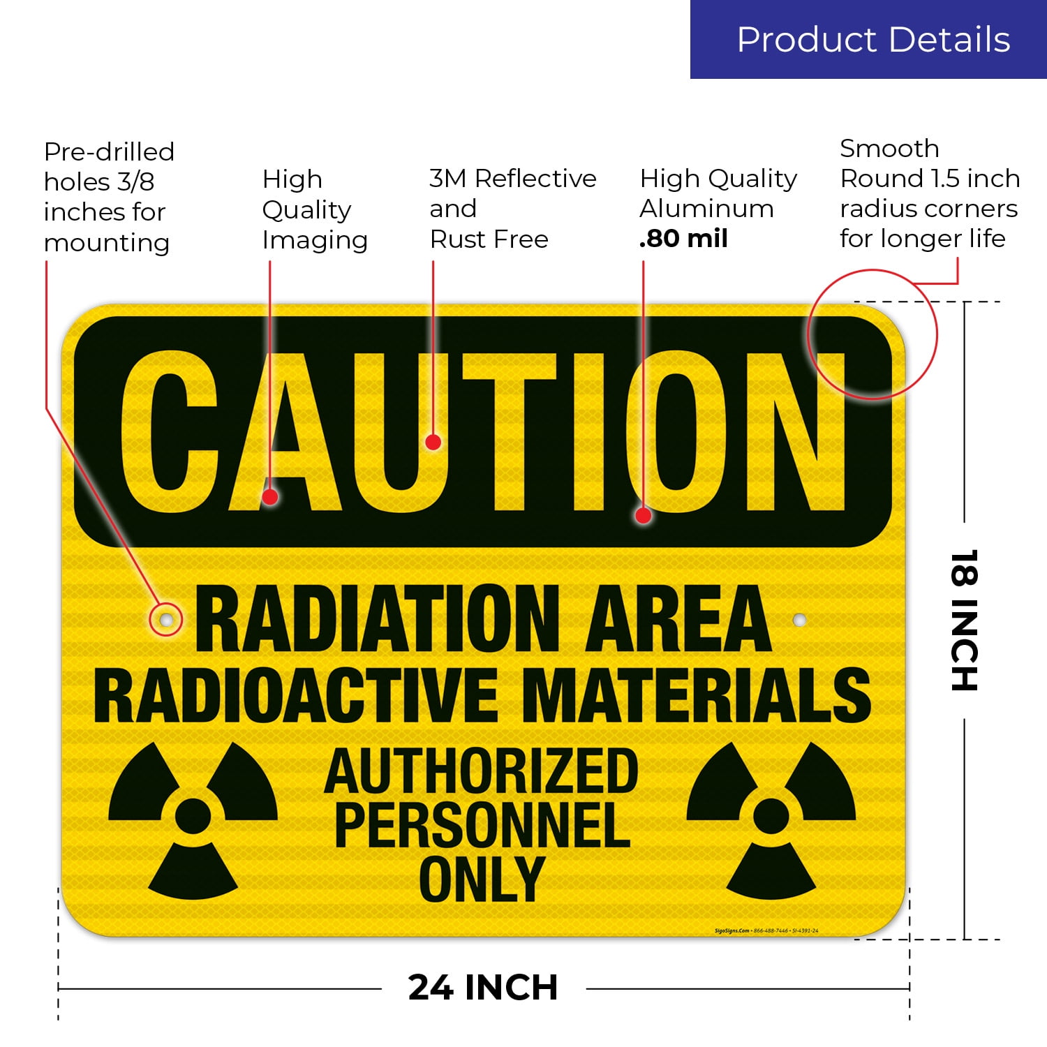 Radioactive Material Sign