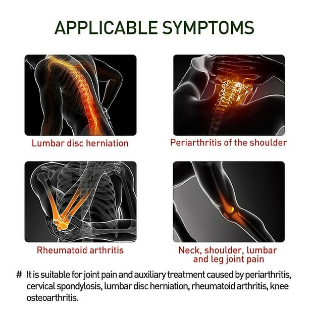 Qian 32pcs Pain Relieving Patch Back Neck Muscle Cervical Joints Aches ...