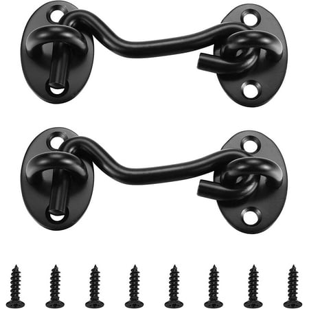 Torubia Forged Brass Cabinet Hook Latch, Window Fastener, Cabinet Catch ...