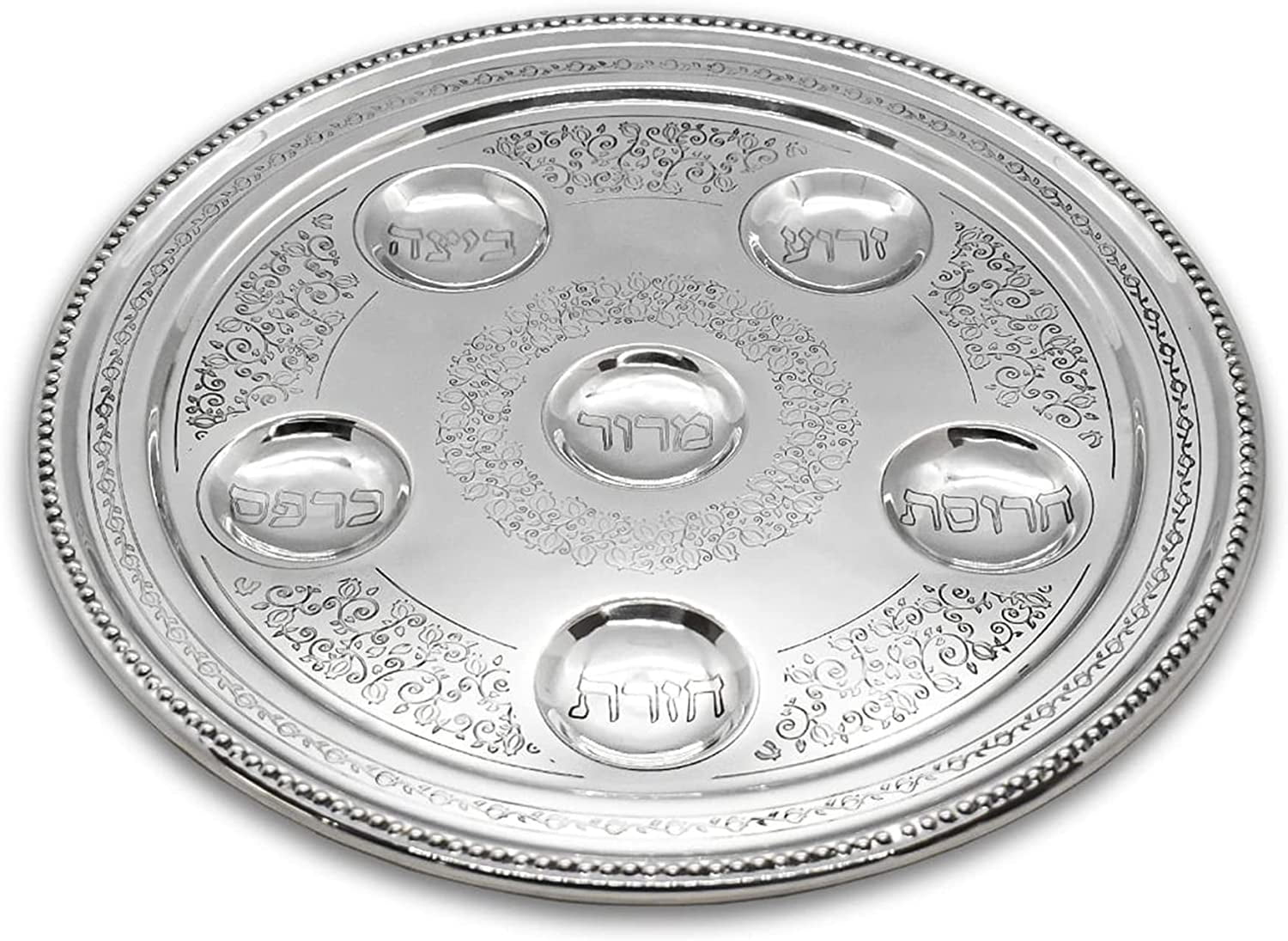 Elegant Passover Seder Plate - Pomegranate Design - Stunning Artistic ...