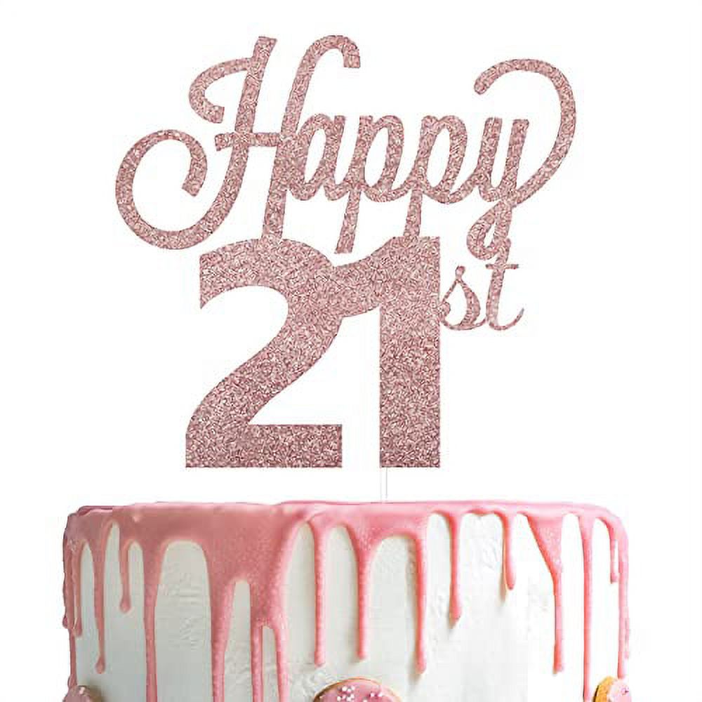 Happy 21 Birthday Cake
