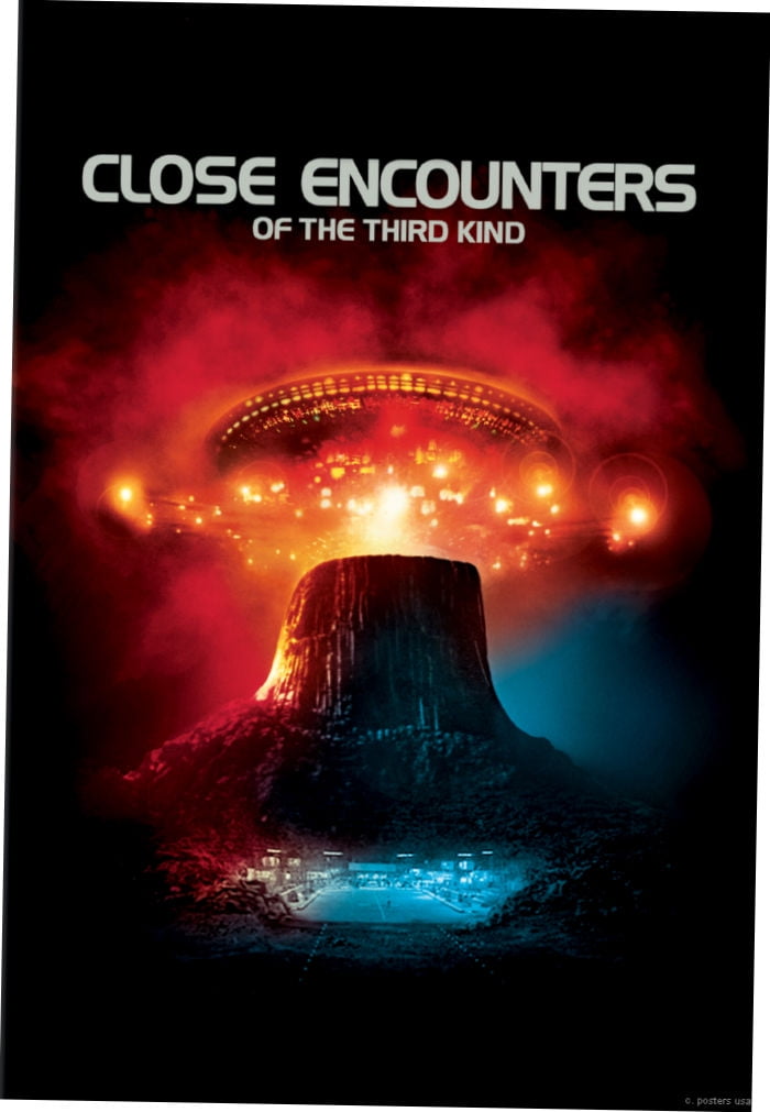 Close Encounters Movie Poster 12x16 Print on Metal Sign 12in x 16in ...
