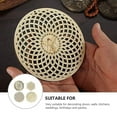 4Pcs Sacred Geometry Wall Art Flower of Life Grid Wooden Decor Wooden ...