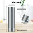 Salt Grinder, Professional Grade Salt Mill with Unique Burr Grinder, 12 ...