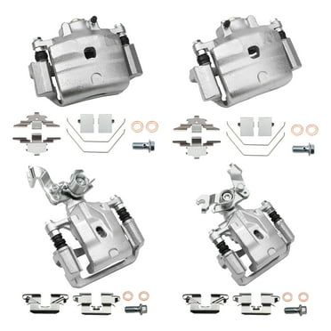 AutoShack Front and Rear Brake Calipers and Ceramic Pads Kit ...