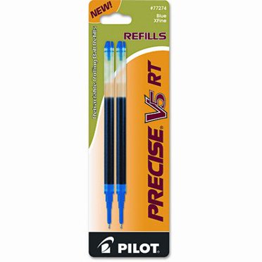 Pilot Precise V5 RT Liquid Ink Refill, 2-Pack for Retractable Rolling ...
