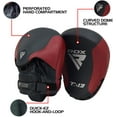 RDX Focus Pads and Boxing Gloves Set | Hook & Jab Target Mitts with ...