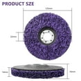 Abrasive Wheel for Surface Restoration, Poly Strip Disc with Strong ...