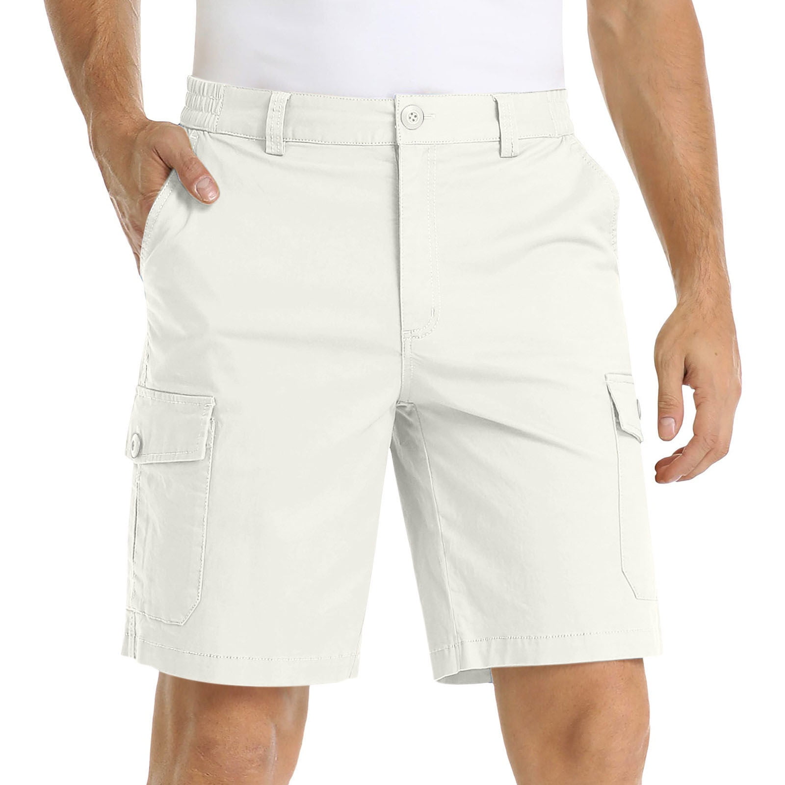 Click here for Iroinid Athletic Shorts For Men men Casual Solid P... prices