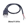 2Pin USB Charging Connector USB Male/Female Power Supply Extension ...
