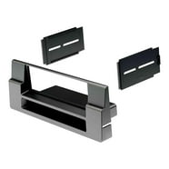Universal Car Stereo Radio Installation Single DIN Trim Ring with 1/8 ...