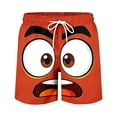 Casual Shorts for Men Men's Funny Cartoon Animal Face Print Casual ...