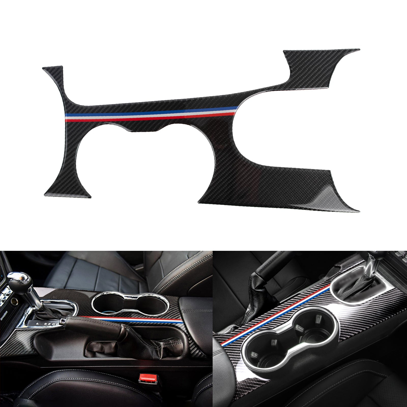 Xotic Tech Interior Center Console Gear Shift Box Water Cup Holder ...