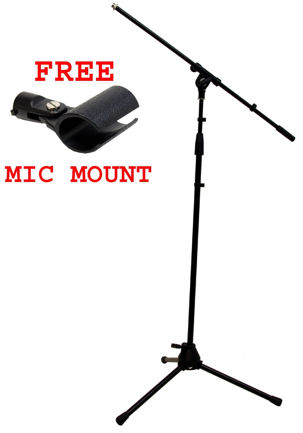 Pro Audio Adjustable Boom Tripod Microphone Instrument Or Vocal Stage ...